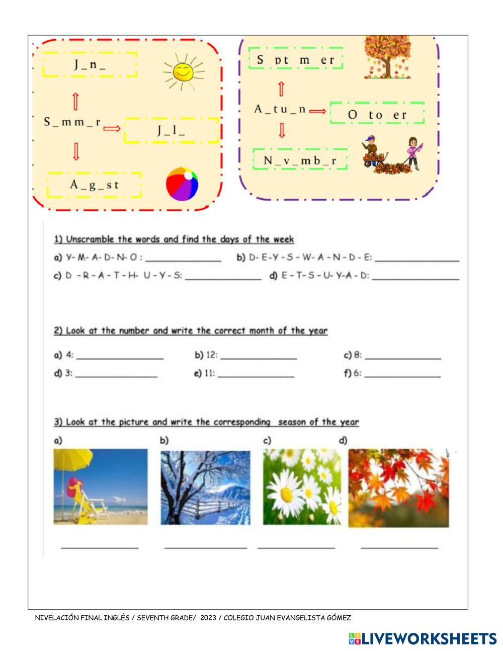 NIVELACIÓN FINA… | Free Interactive Worksheets | 7328995