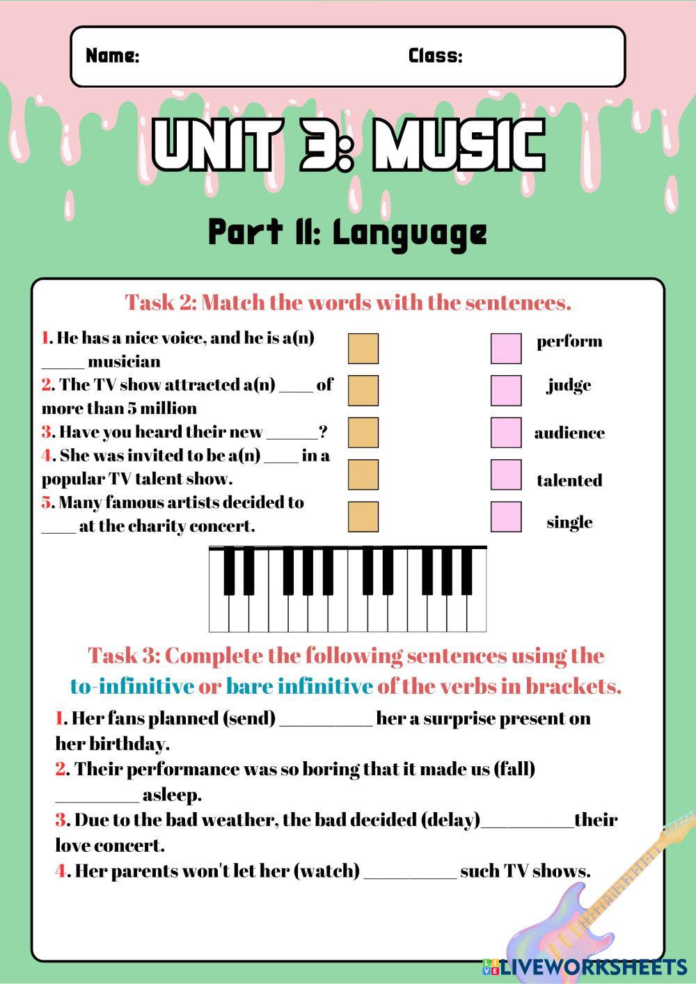 7330639 | UNIT 3: MUSIC | Trần Huỳnh Như