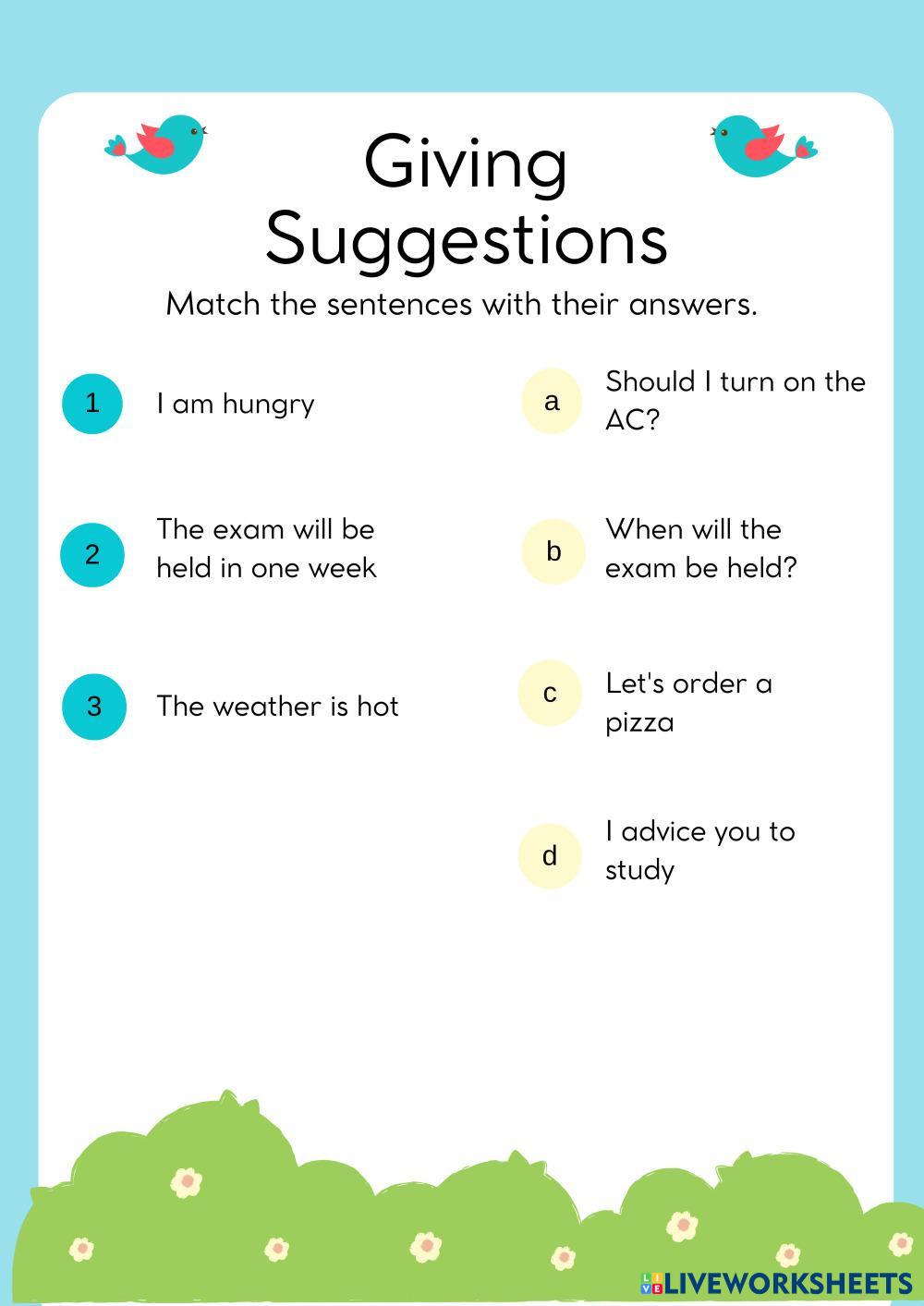 7333412 | Asking and Giving Suggestion | Sherlita