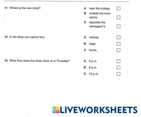 DST TEST 6 PART… | Free Interactive Worksheets | 7336432