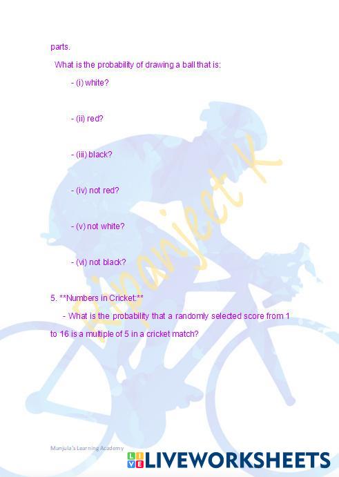 7341689 | probability | ripanjeet kaur | LiveWorksheets