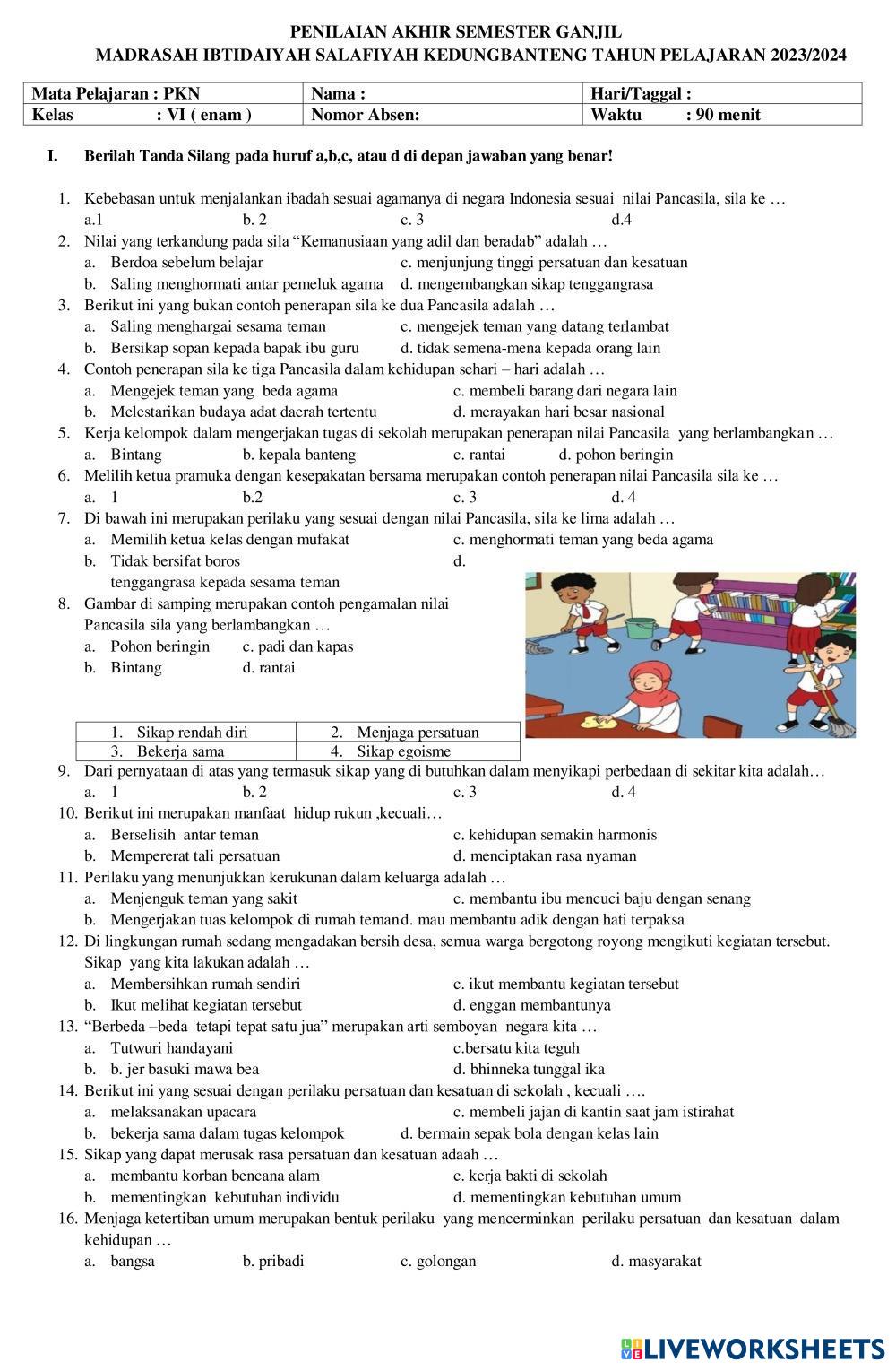 PKN | Live Worksheets