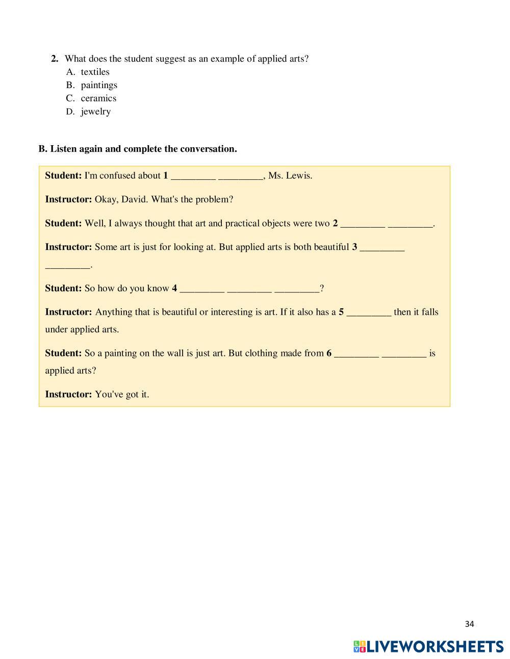 ESP6-EII2 7350857 | Hoa Le Kim | Live Worksheets
