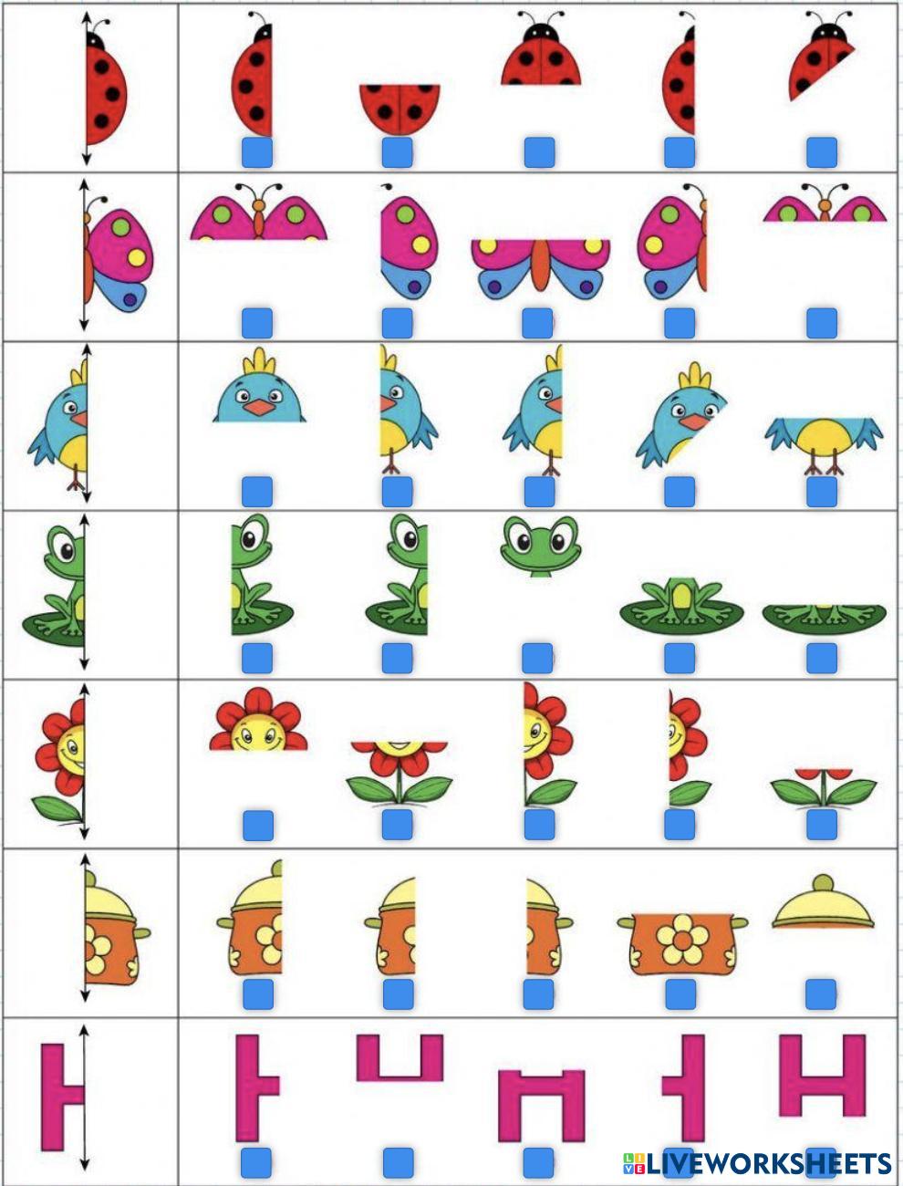 PAKSI SIMETRI T… | Free Interactive Worksheets | 7354300