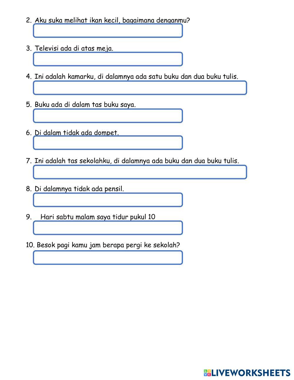 YCT 2 Lesson 3 | Live Worksheets