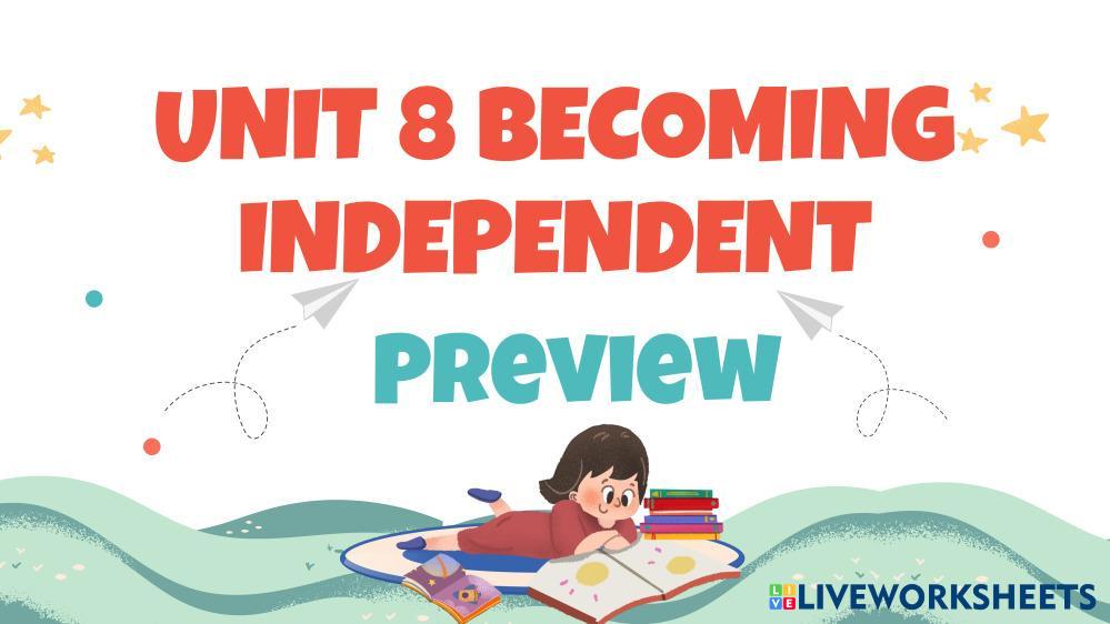 UNIT 8-BECOMING… | Free Interactive Worksheets | 7360092