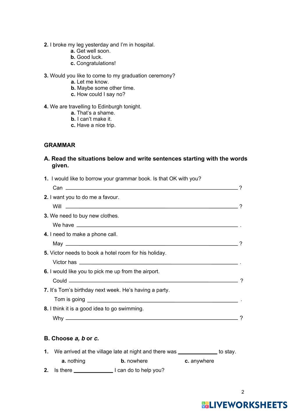 New Destination… | Free Interactive Worksheets | 7360333