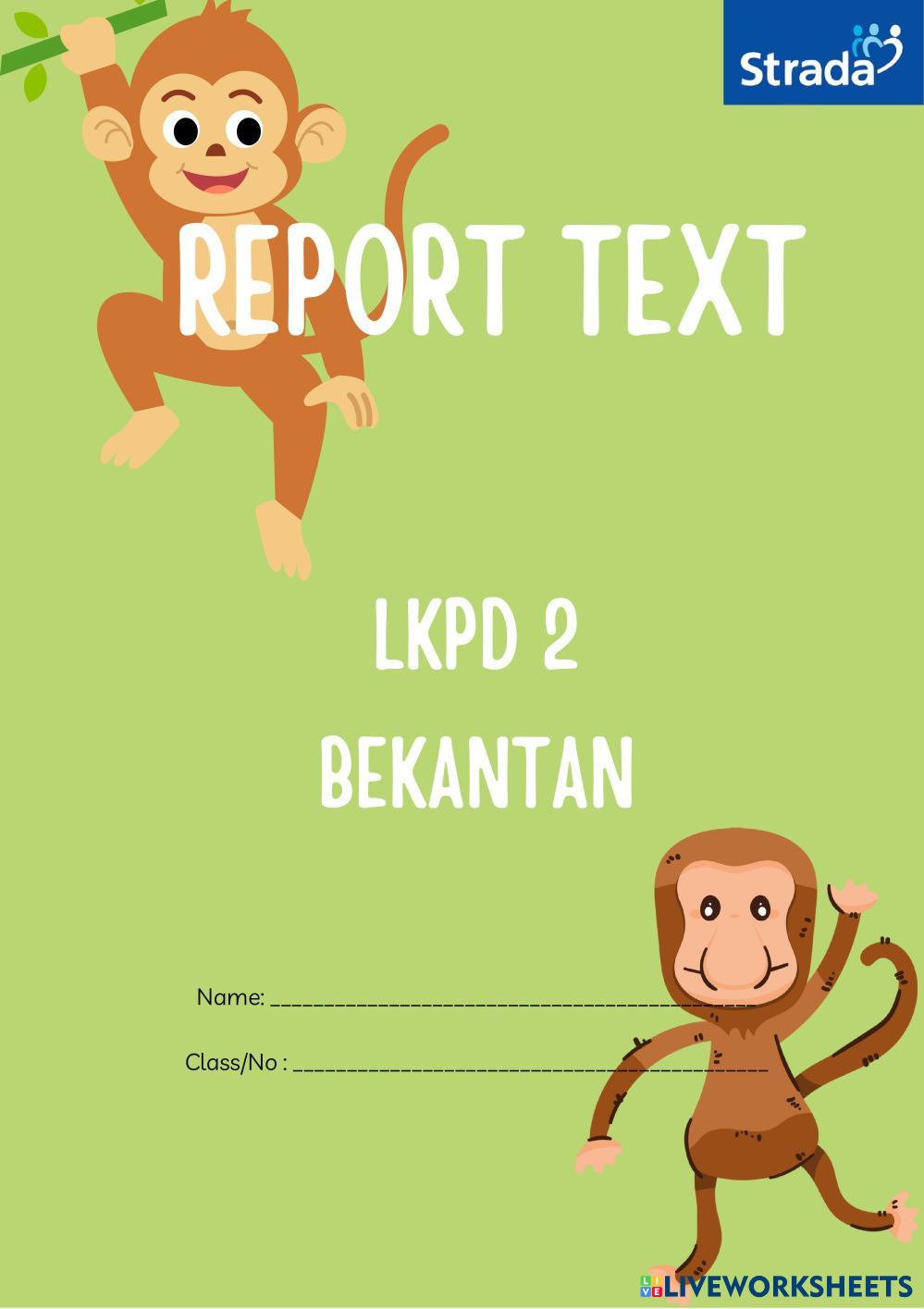 LKPD 2 Report T… | Free Interactive Worksheets | 7360545