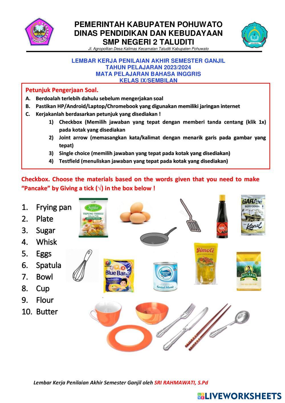 Soal Procedure… | Free Interactive Worksheets | 7361960