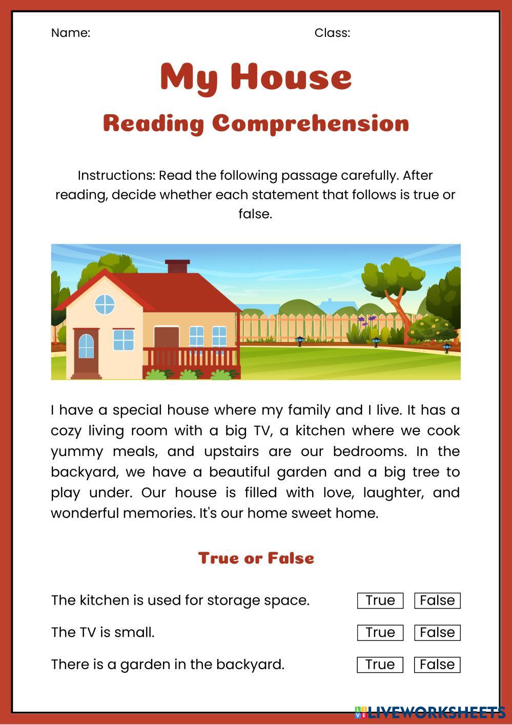 Reading Comprehension | Ms Nuur | Live Worksheets