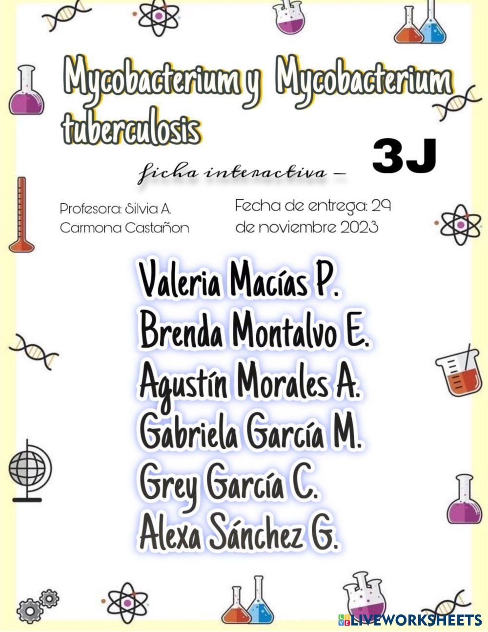 Mycobacterium tuberculosis | Live Worksheets