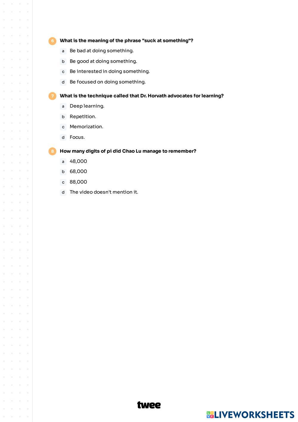 7365431 | Learning Quiz | Adrian26 | LiveWorksheets