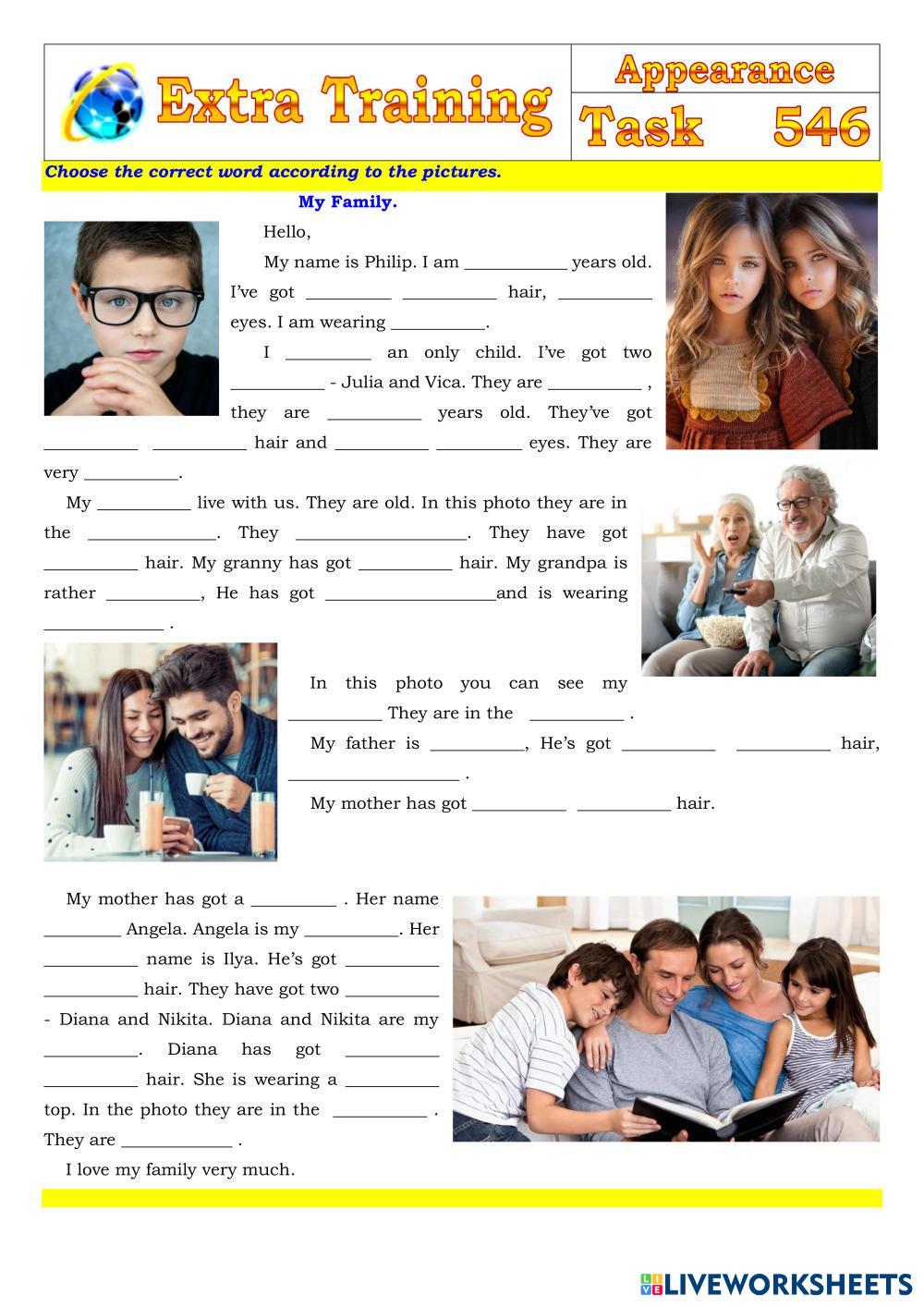 7356105 | Extra Training 546 | Николай | LiveWorksheets