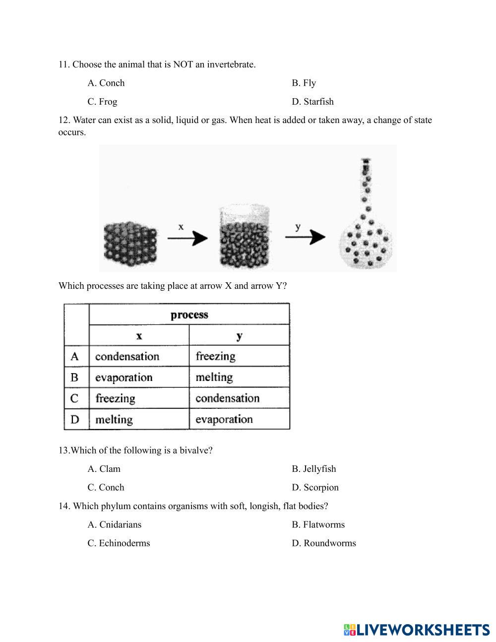 General Science… | Free Interactive Worksheets | 7368853