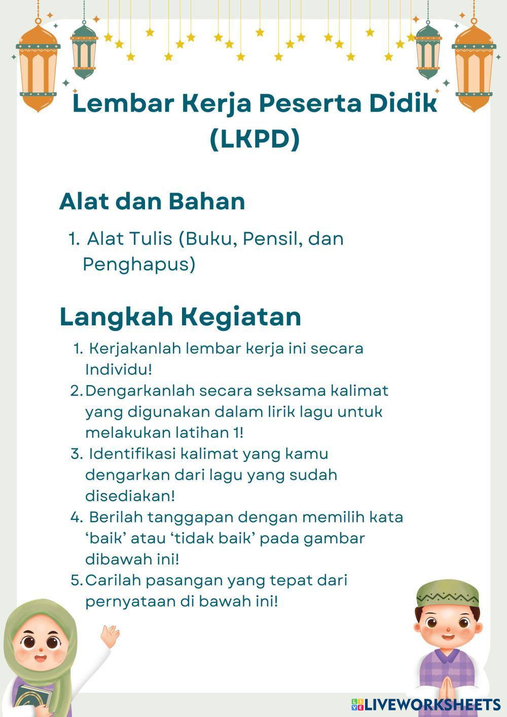 LKPD Sopan Sant… | Free Interactive Worksheets | 7371212