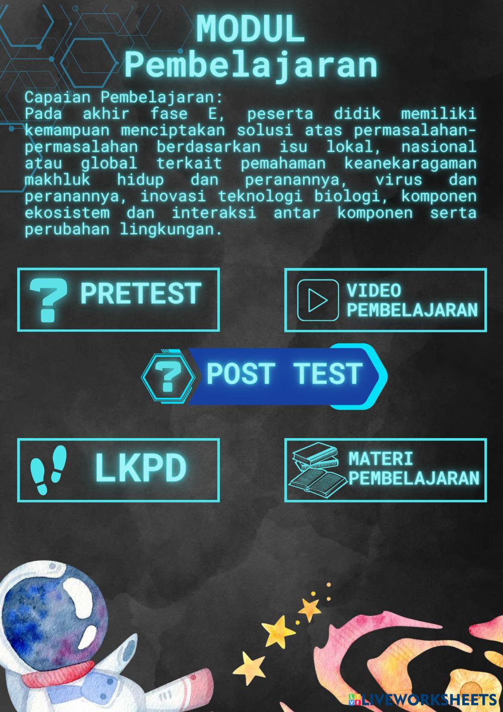 Modul Pembelajarn | Live Worksheets