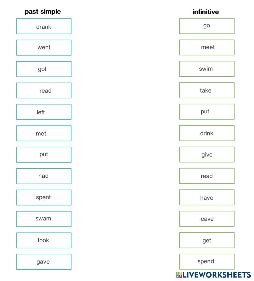 Past simple | Live Worksheets