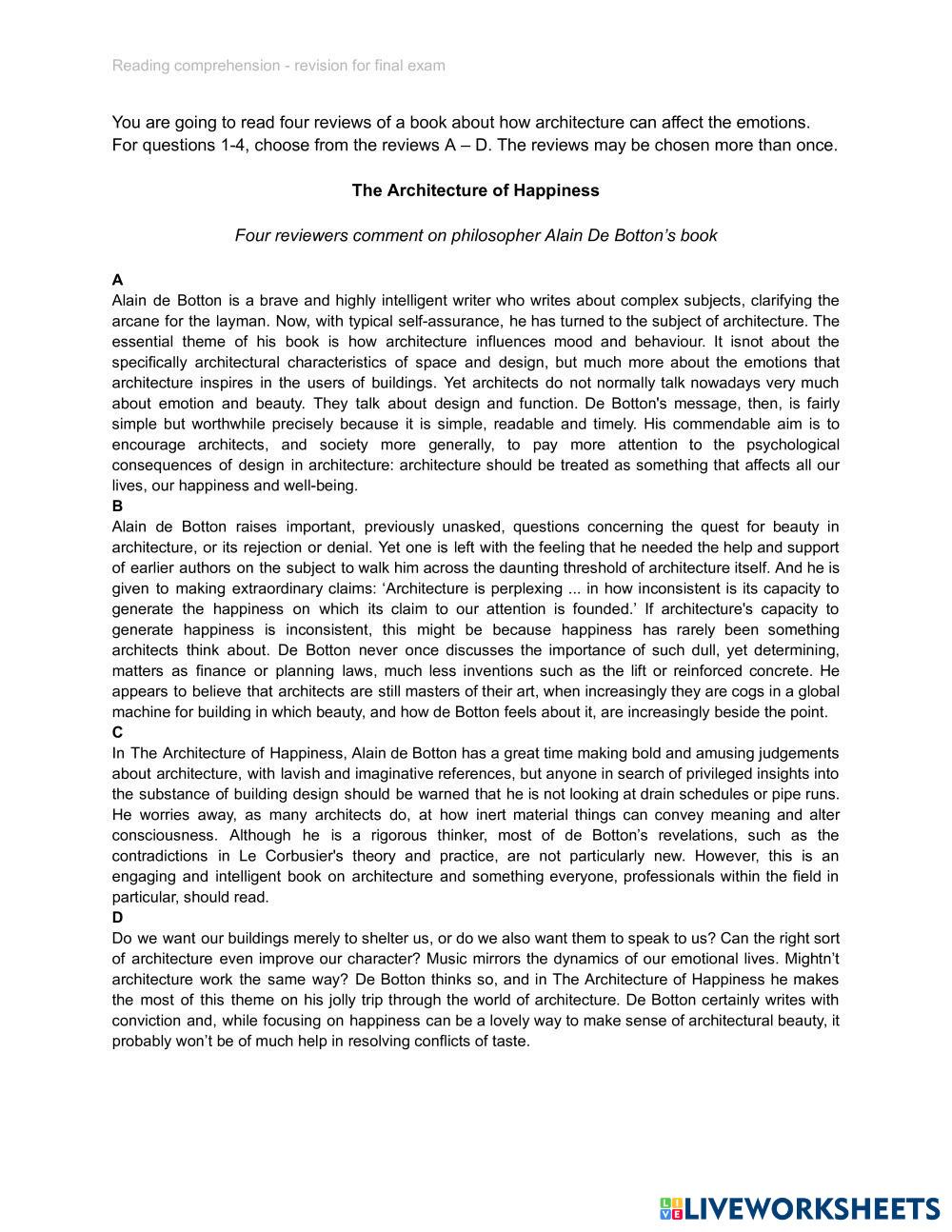 Reading compreh… | Free Interactive Worksheets | 7379297