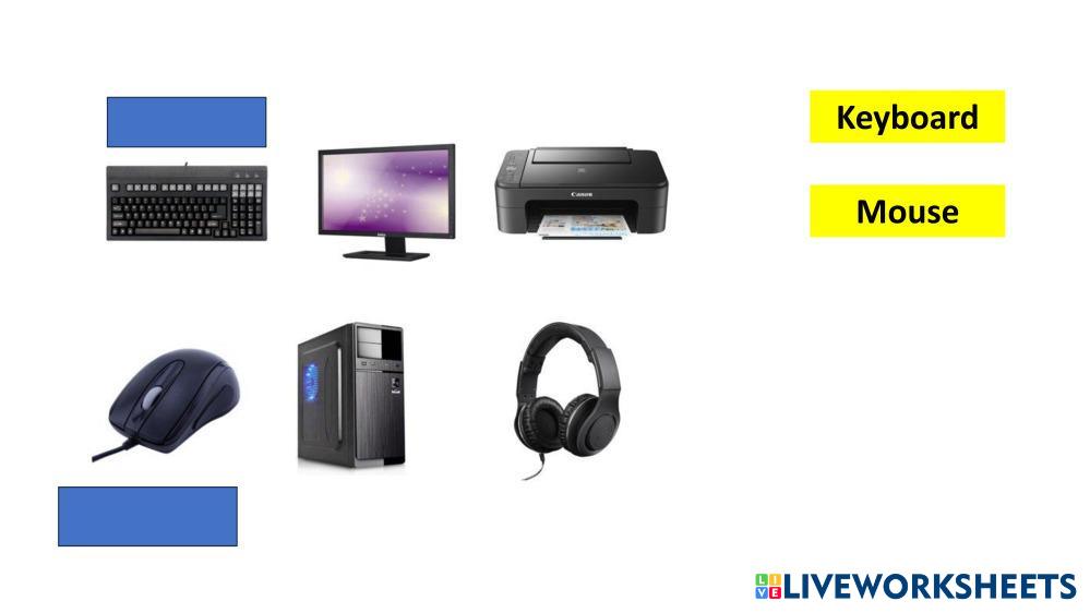 Part of computer | Live Worksheets