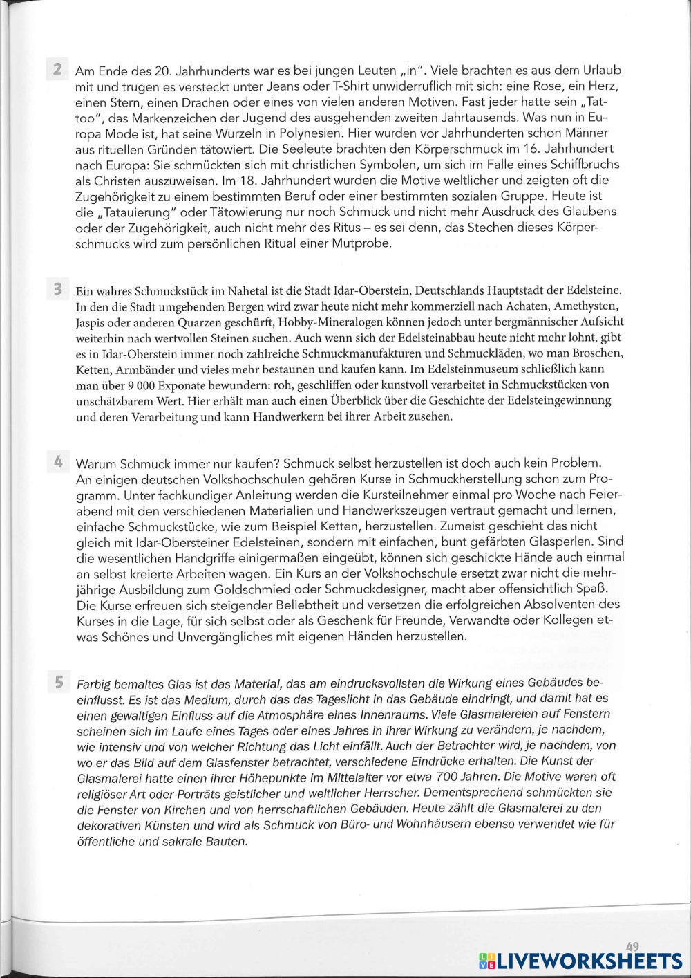 Telc exam | Free Interactive Worksheets | 7382022