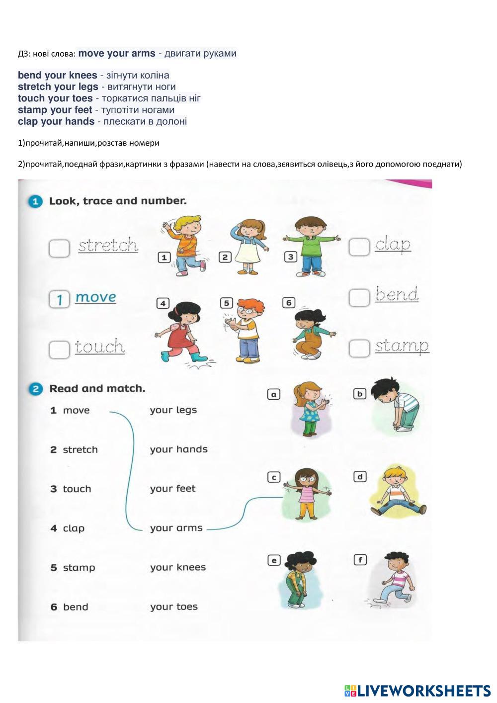 Move your body 0452 | alenkaseraja | Live Worksheets
