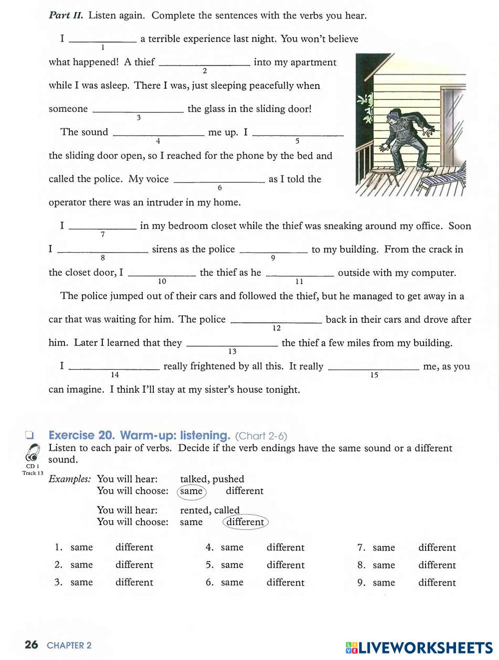 7386955 | -ed endings | huylu | LiveWorksheets