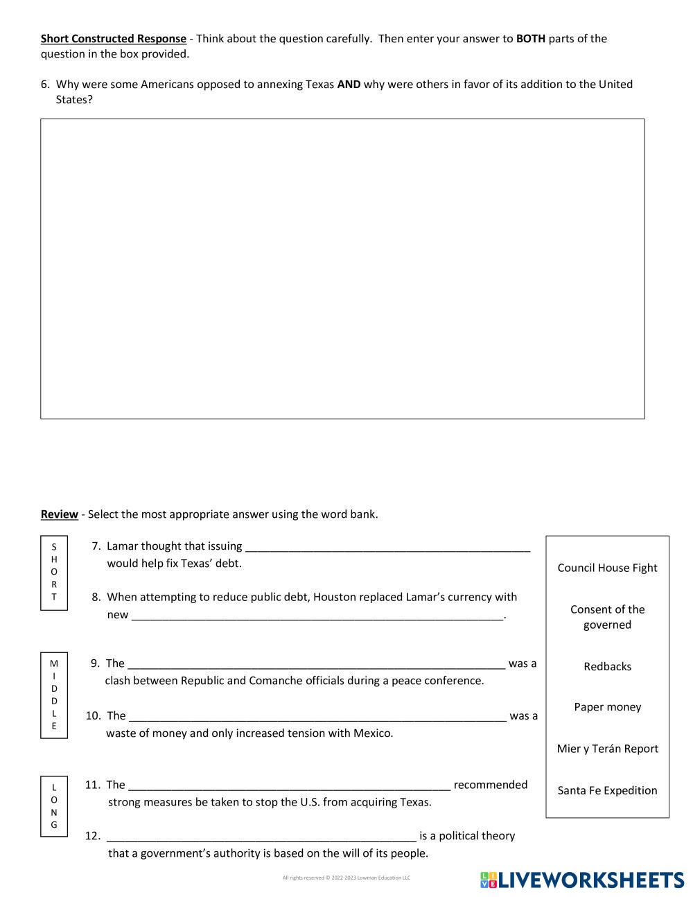Day 7 (Republic… | Free Interactive Worksheets | 7388957