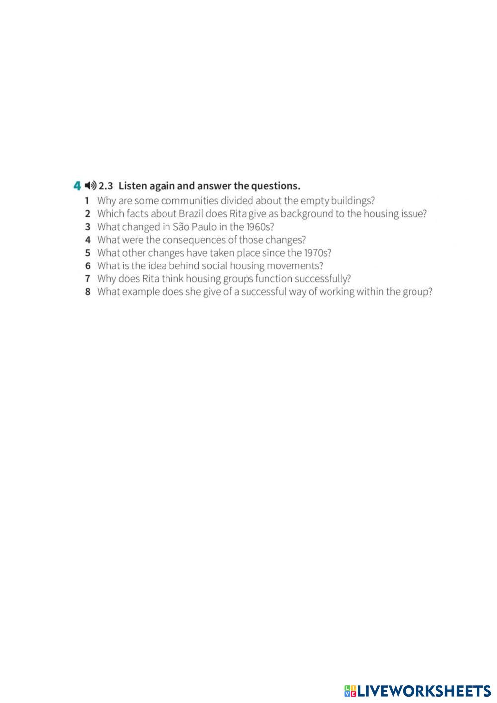 Listening | Live Worksheets