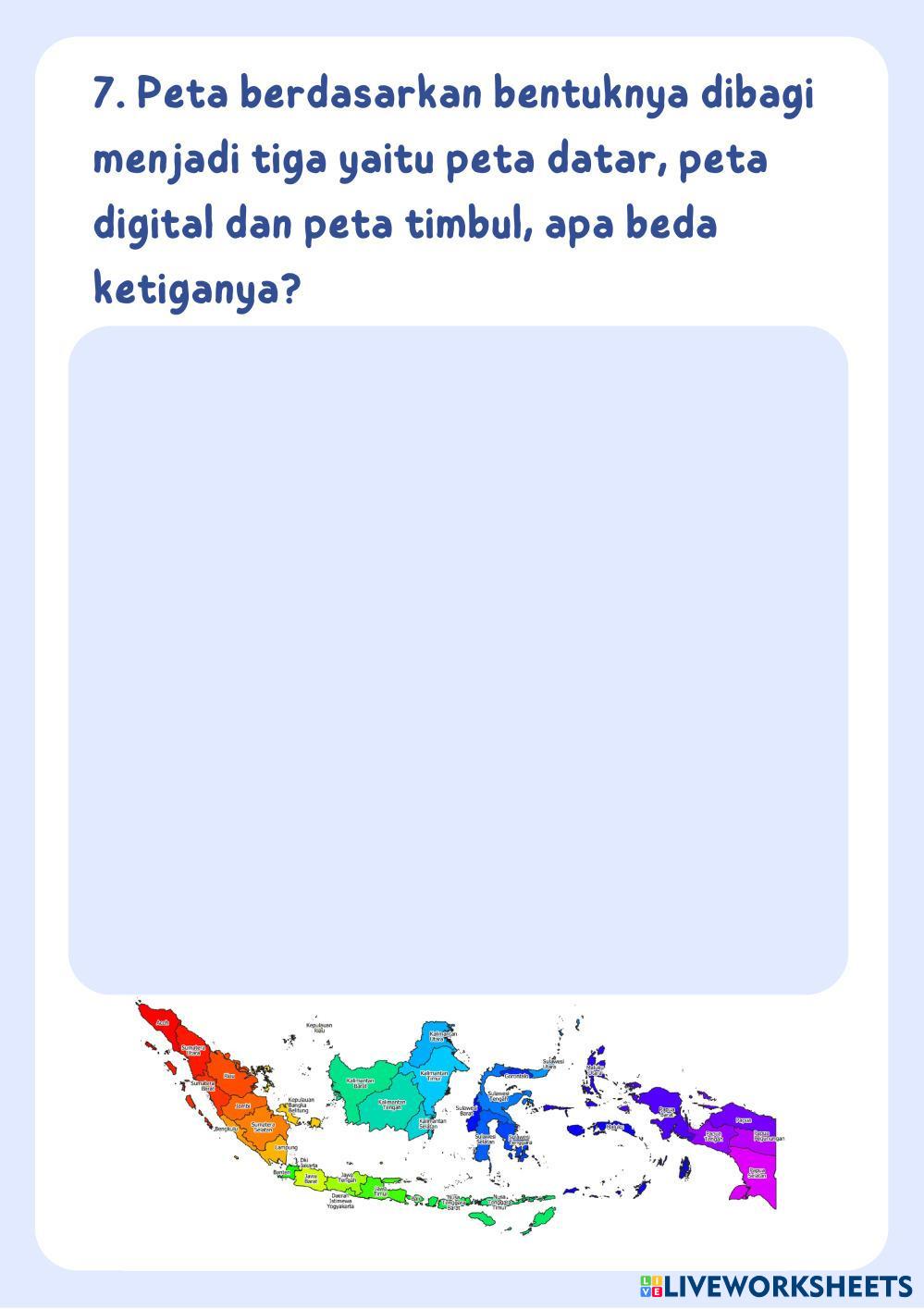 JENIS PETA | Live Worksheets