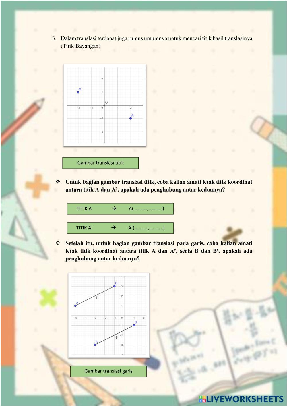 LKPD TRANSLASI … | Free Interactive Worksheets | 7255657