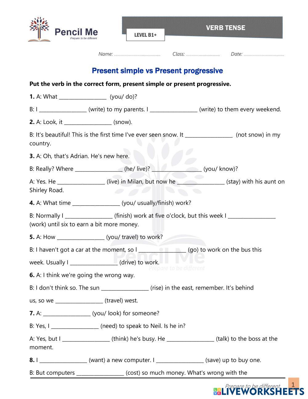 Present simple vs Present progressive_P1 7403808
