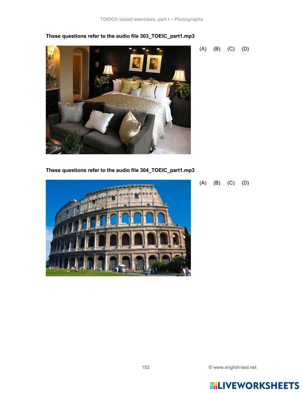 Toeic-p1.16 | Live Worksheets