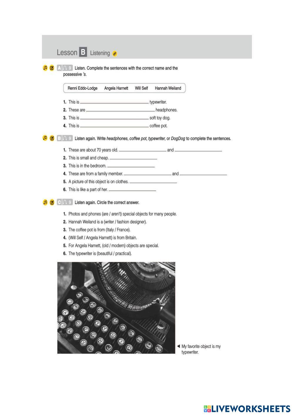 UNIT 4 WORKBOOK… | Free Interactive Worksheets | 7409645