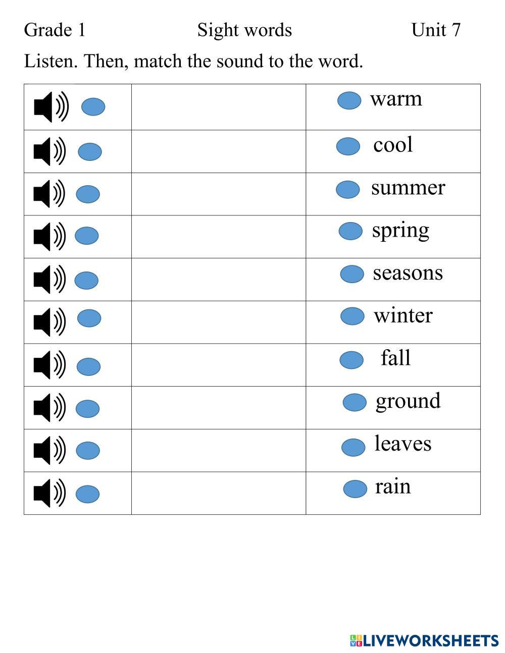 7412283 | Sight Words | toniamerheb | LiveWorksheets
