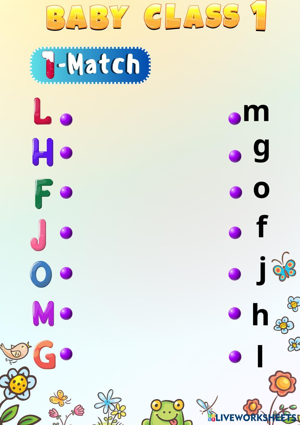 match between capital & small letters 7412922 | Amany