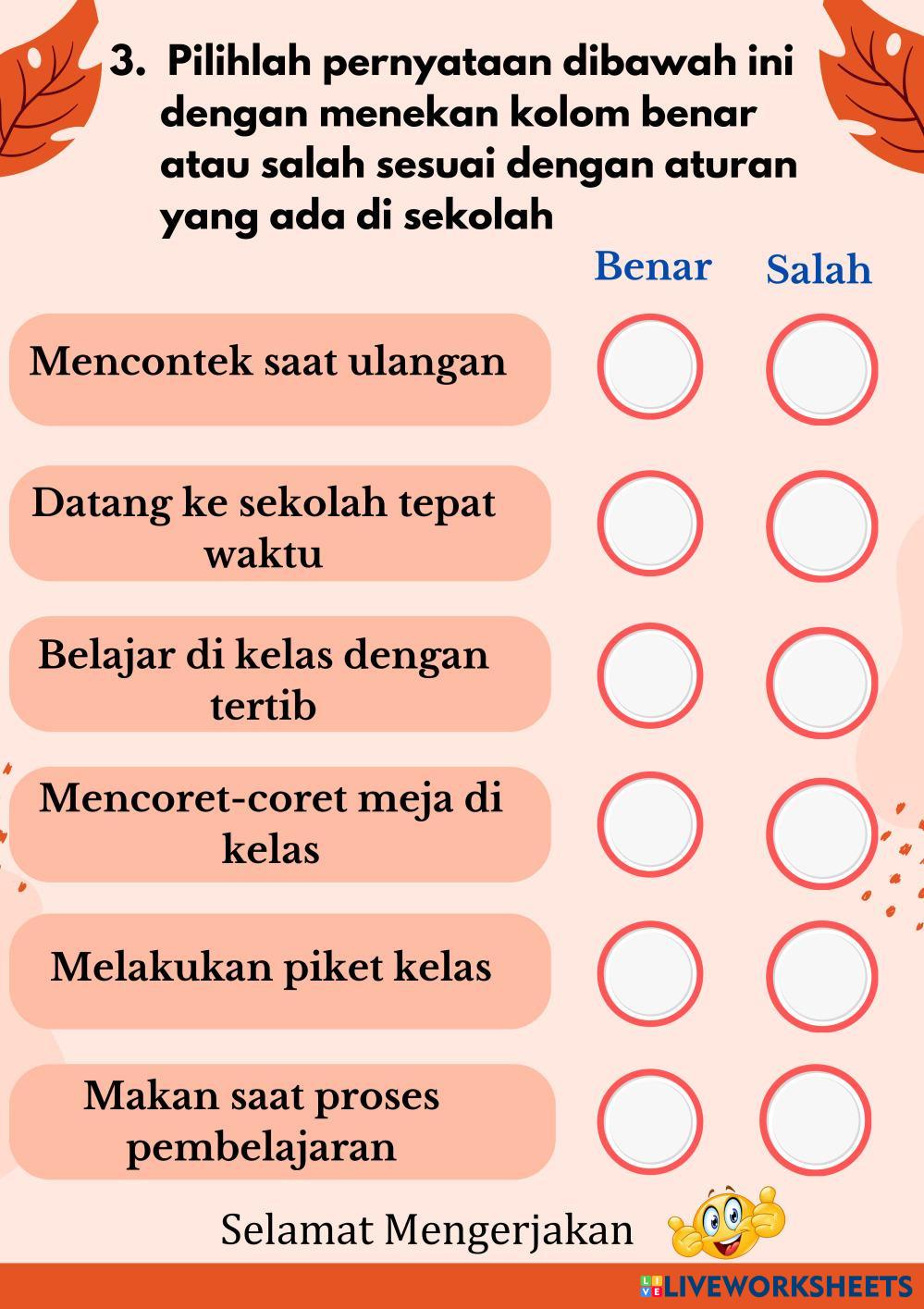 LKPD PKN KELAS … | Free Interactive Worksheets | 7413384