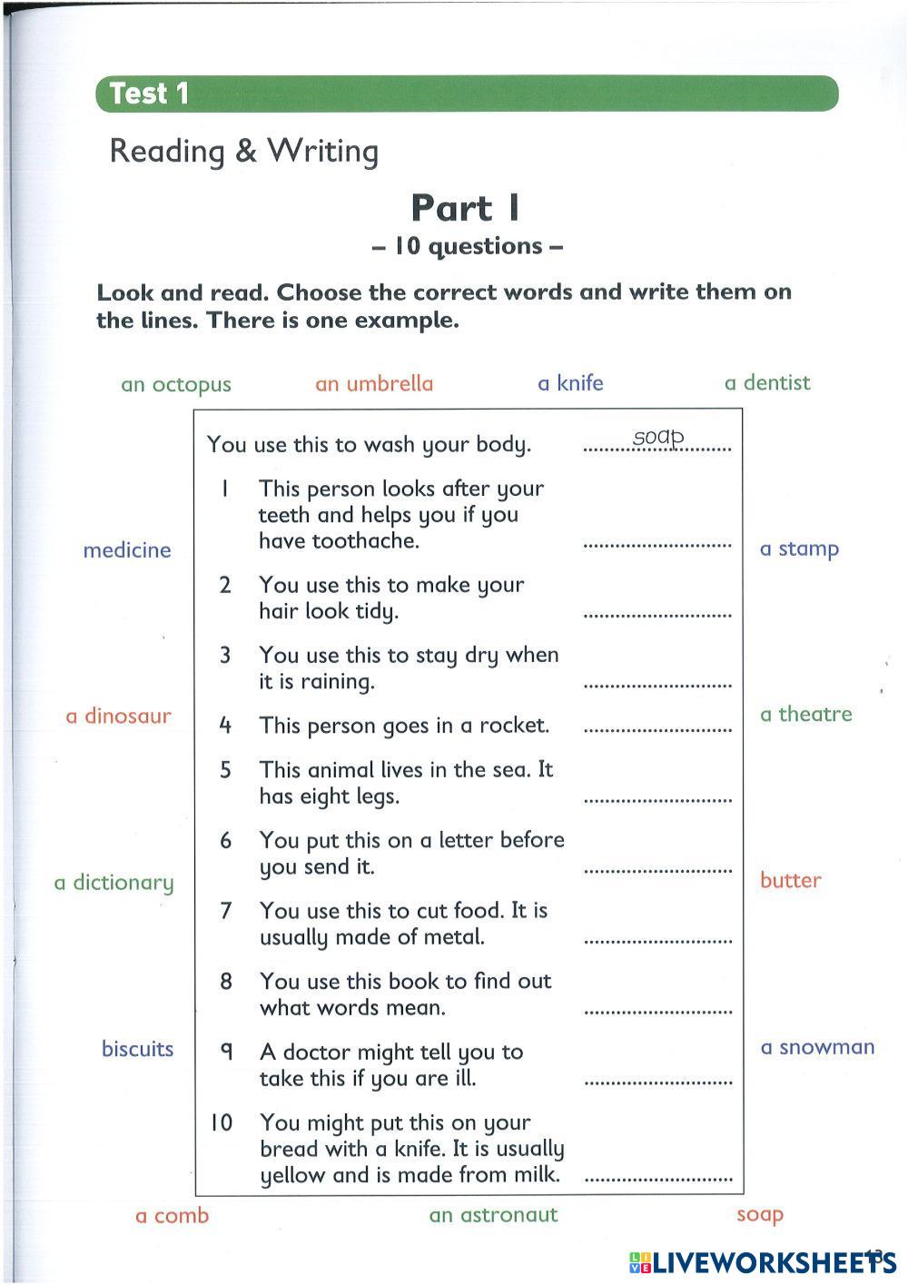 Flyer - Reading - Writing 7413393 | namchauteacher | Live