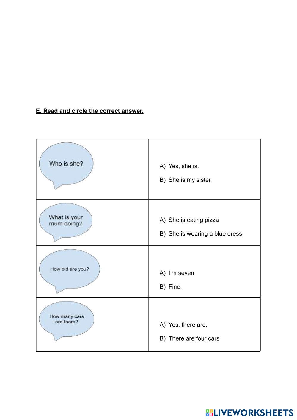 First Grade (RO) | Free Interactive Worksheets | 7415082
