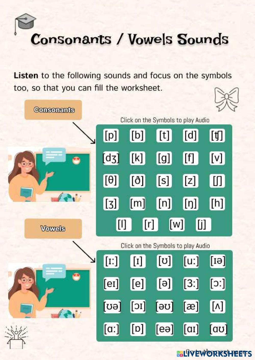 Constants & Vow… | Free Interactive Worksheets | 7393824