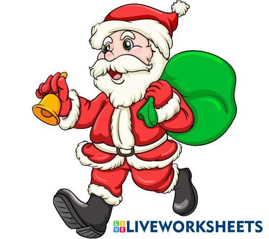 Santa Claus Body 7415805 | Arianne Shaw | LiveWorksheets