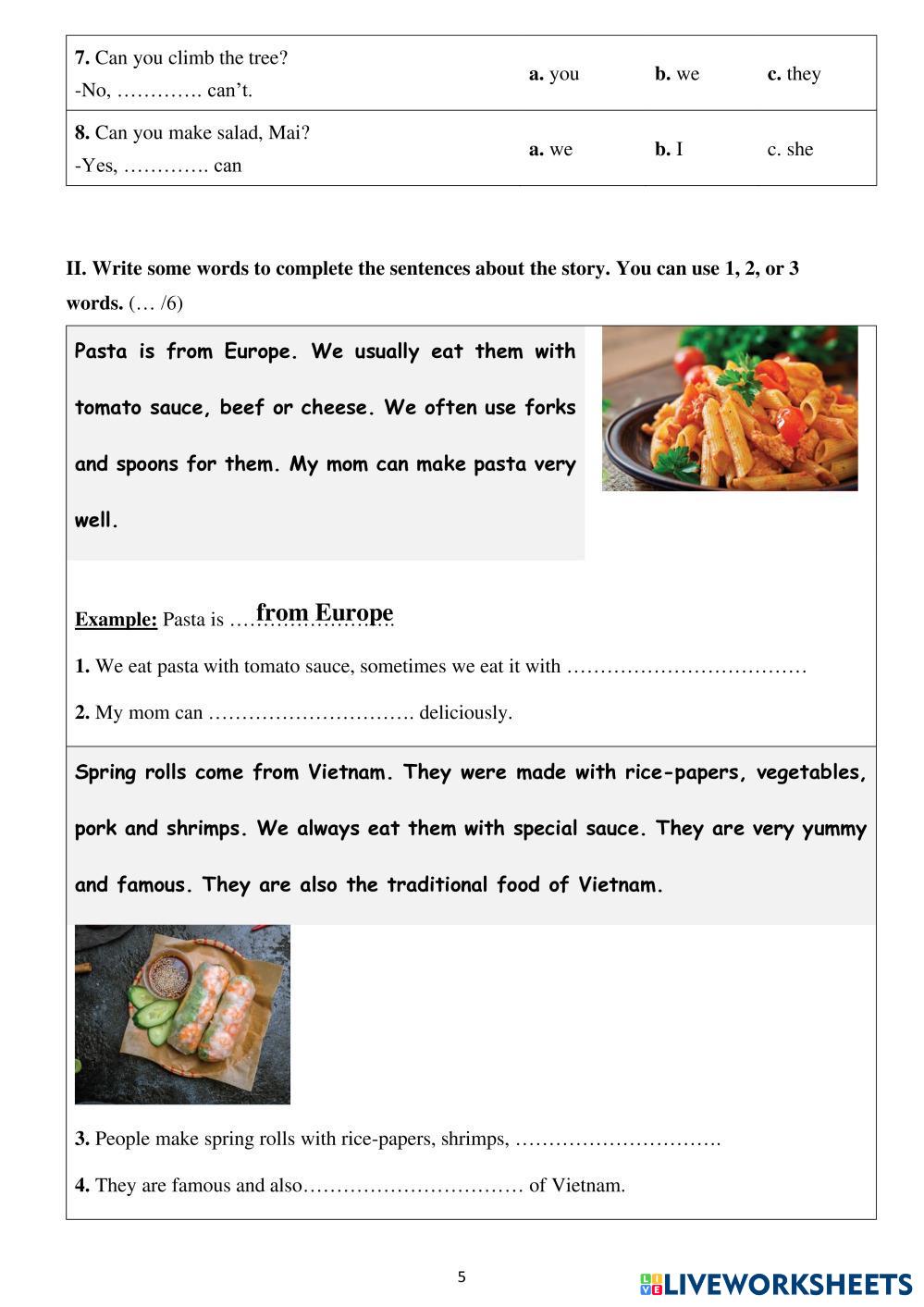 7422532 | Grade 4 - Practice Test - Unit 2 | kimquyen85