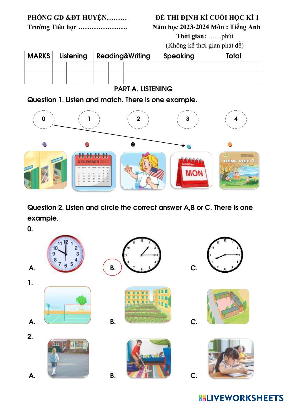 7425021 | FIRST TERM TEST GLOBAL SUCCESS 4 [QLA ENGLISH]