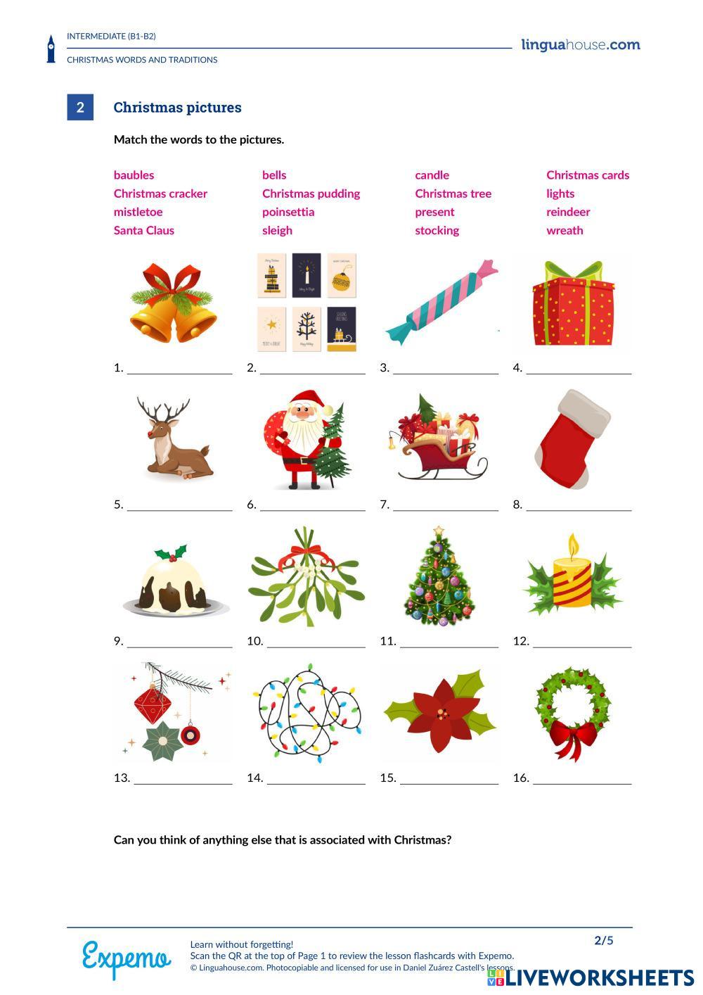 Christmas Activ… | Free Interactive Worksheets | 7426123