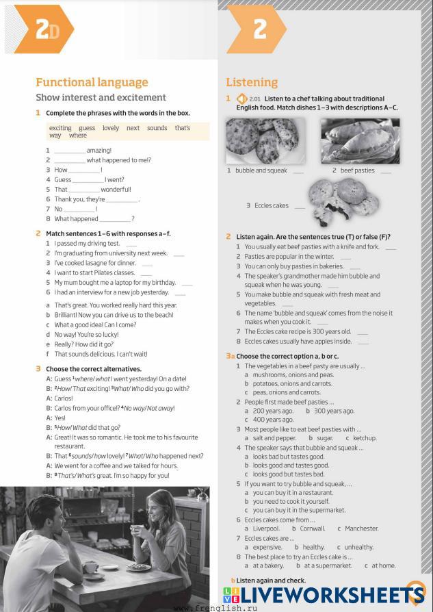 Roadmap A2+ 2D Workbook | Live Worksheets