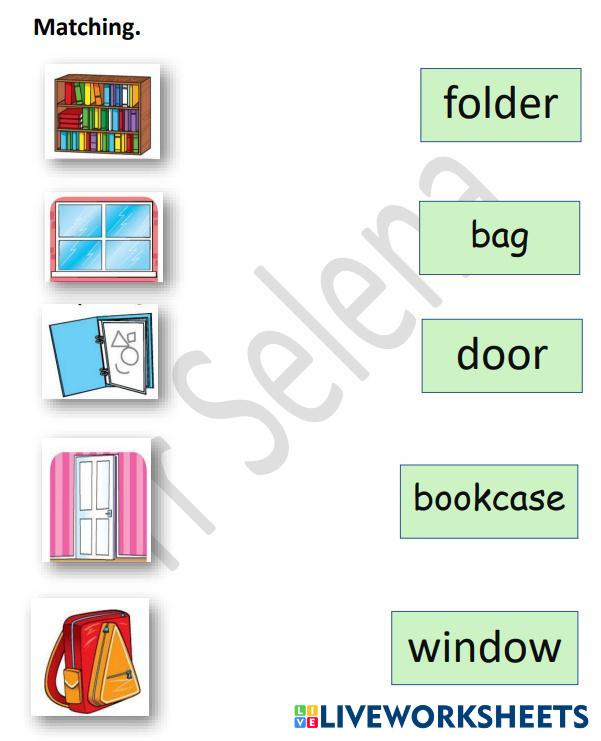 School things | Live Worksheets