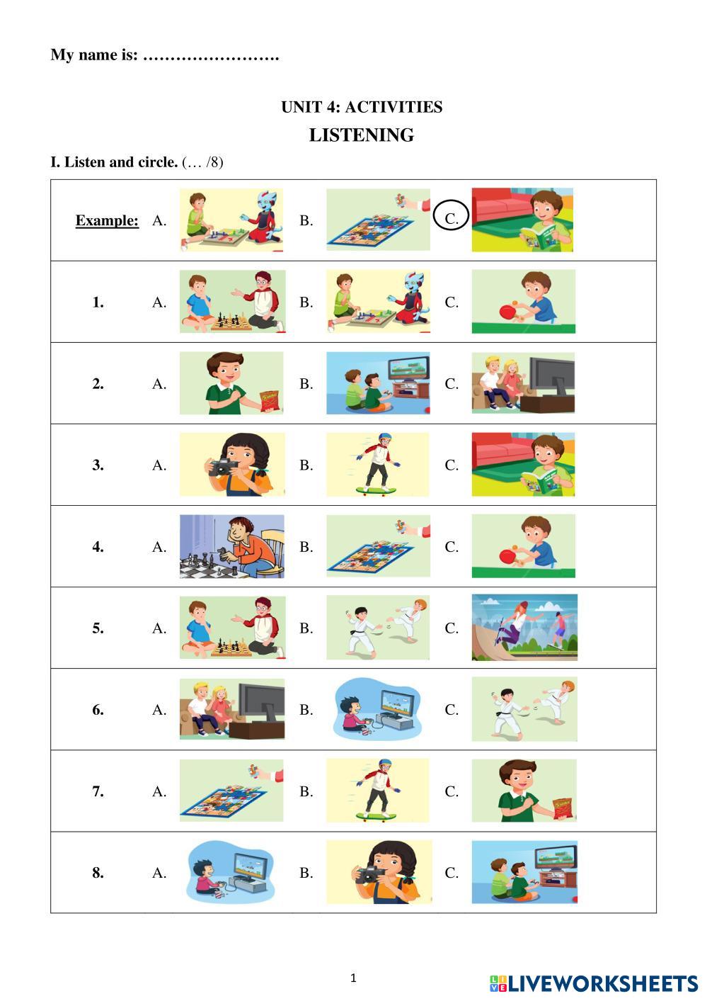 Grade 4 - Pract… | Free Interactive Worksheets | 7445790