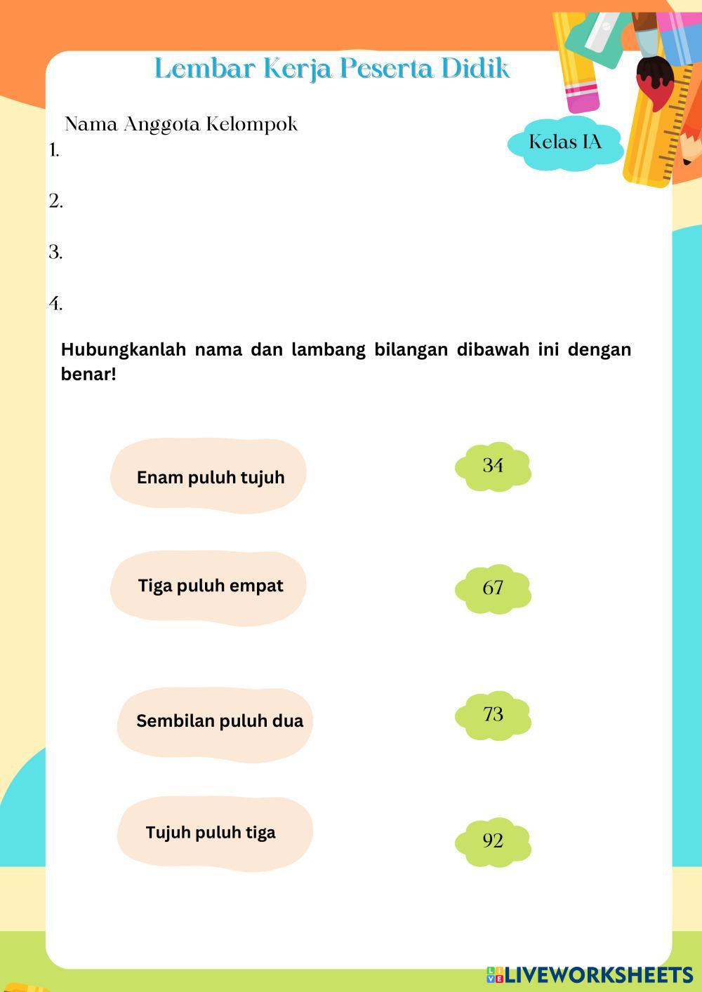 LKPD Worksheet | Live Worksheets