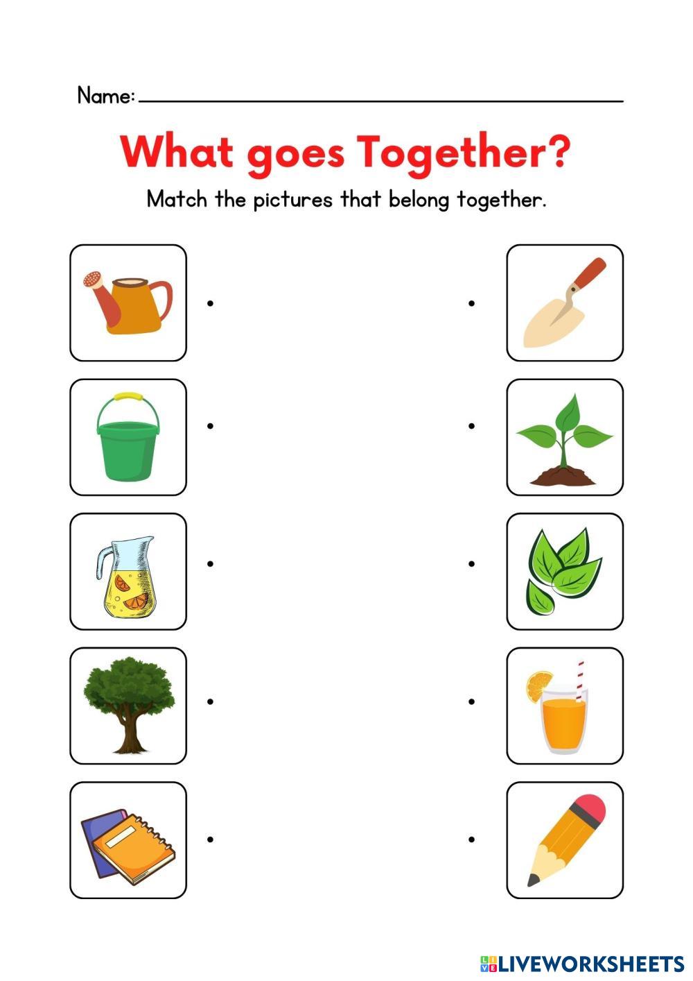 จับคู่ 7446506 | Monthira_Tong | Live Worksheets