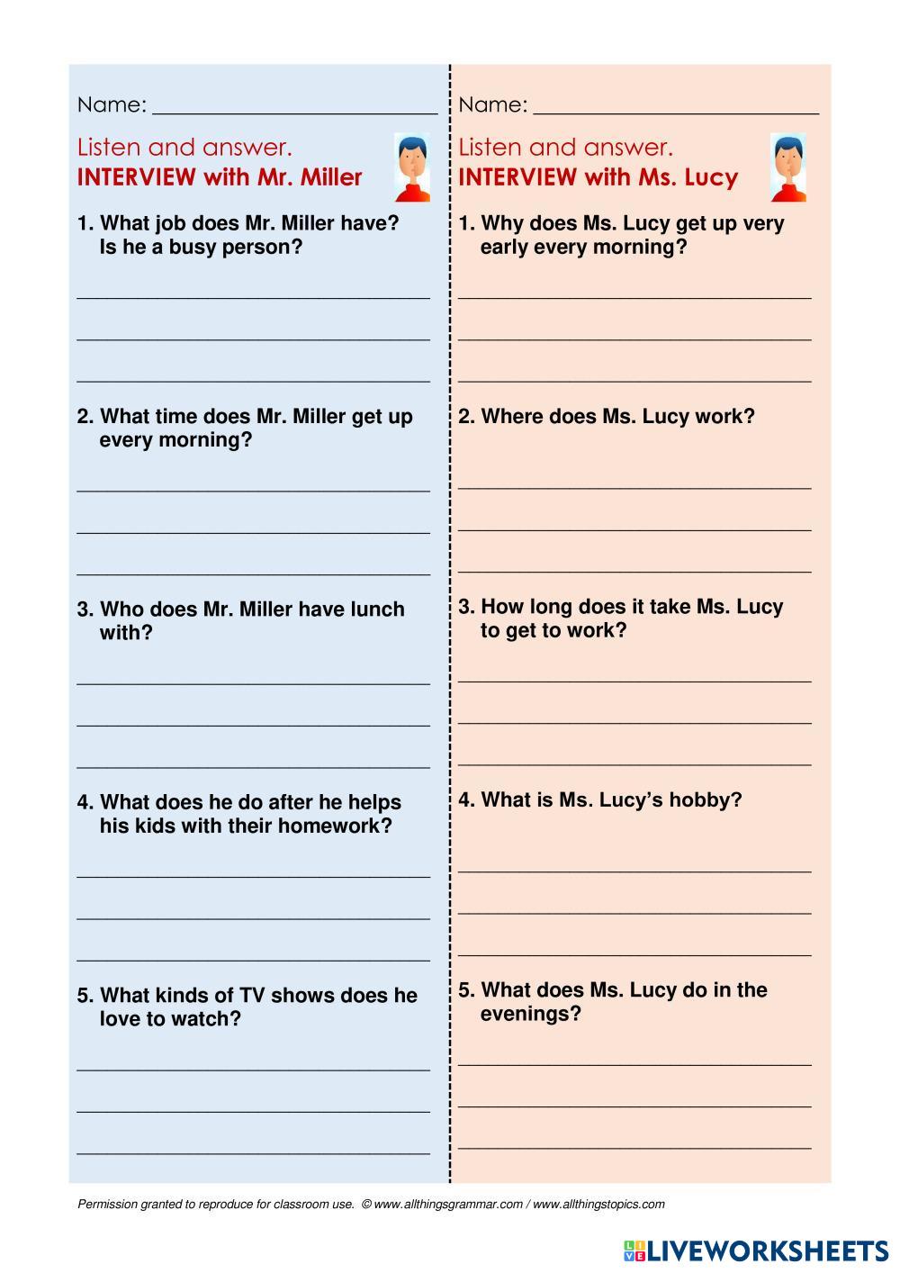 interview-present-simple-daily-routine-liveworksheets