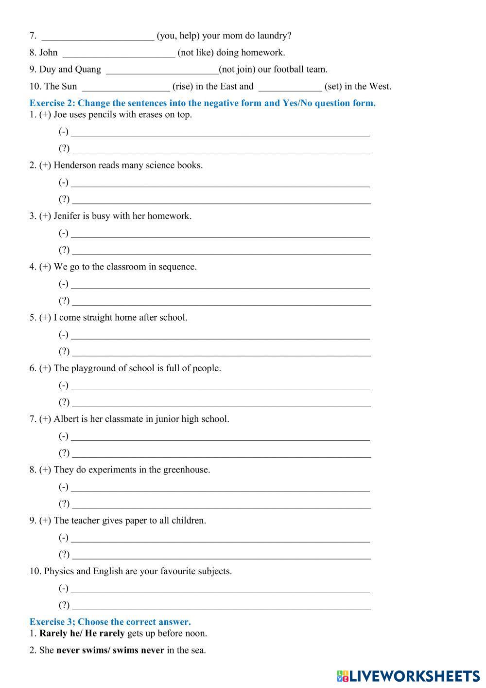 GRADE 6_REVISION _UNIT 1_GL | Live Worksheets